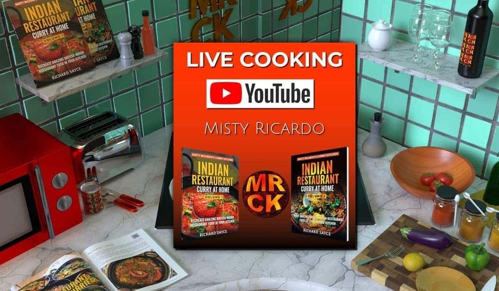 Live Cooking on YouTube - Misty Ricardo's Curry Kitchen