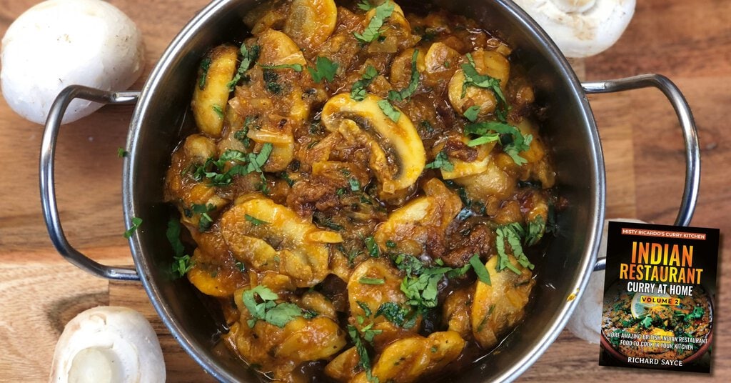 Mushroom Bhaji Recipe - Misty Ricardo's Curry Kitchen