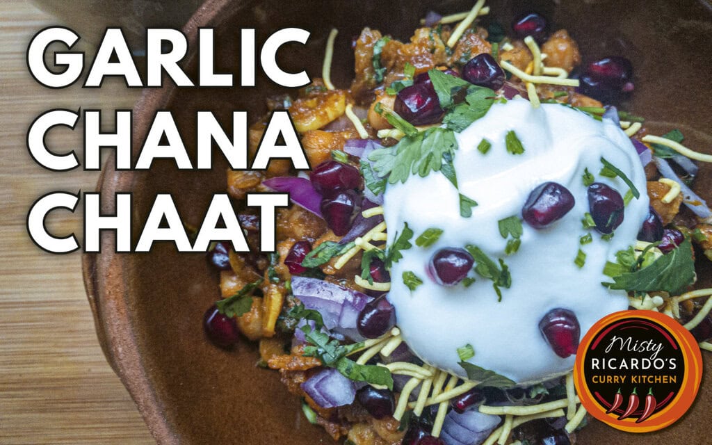 Garlic Chana Chaat Recipe - by Richard Sayce (Misty Ricardo)