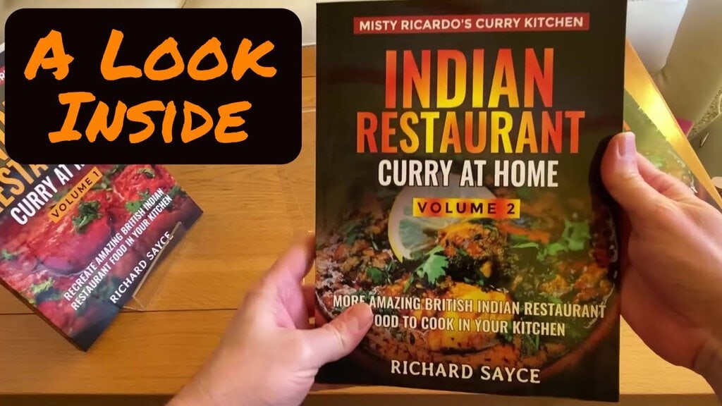 British Indian Restaurant Cookbooks - by Richard Sayce